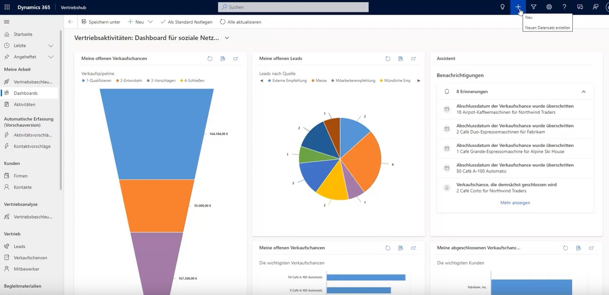 ᑕ ᑐ Microsoft Dynamics 365 🅾️ CRM für Kundenbeziehungen